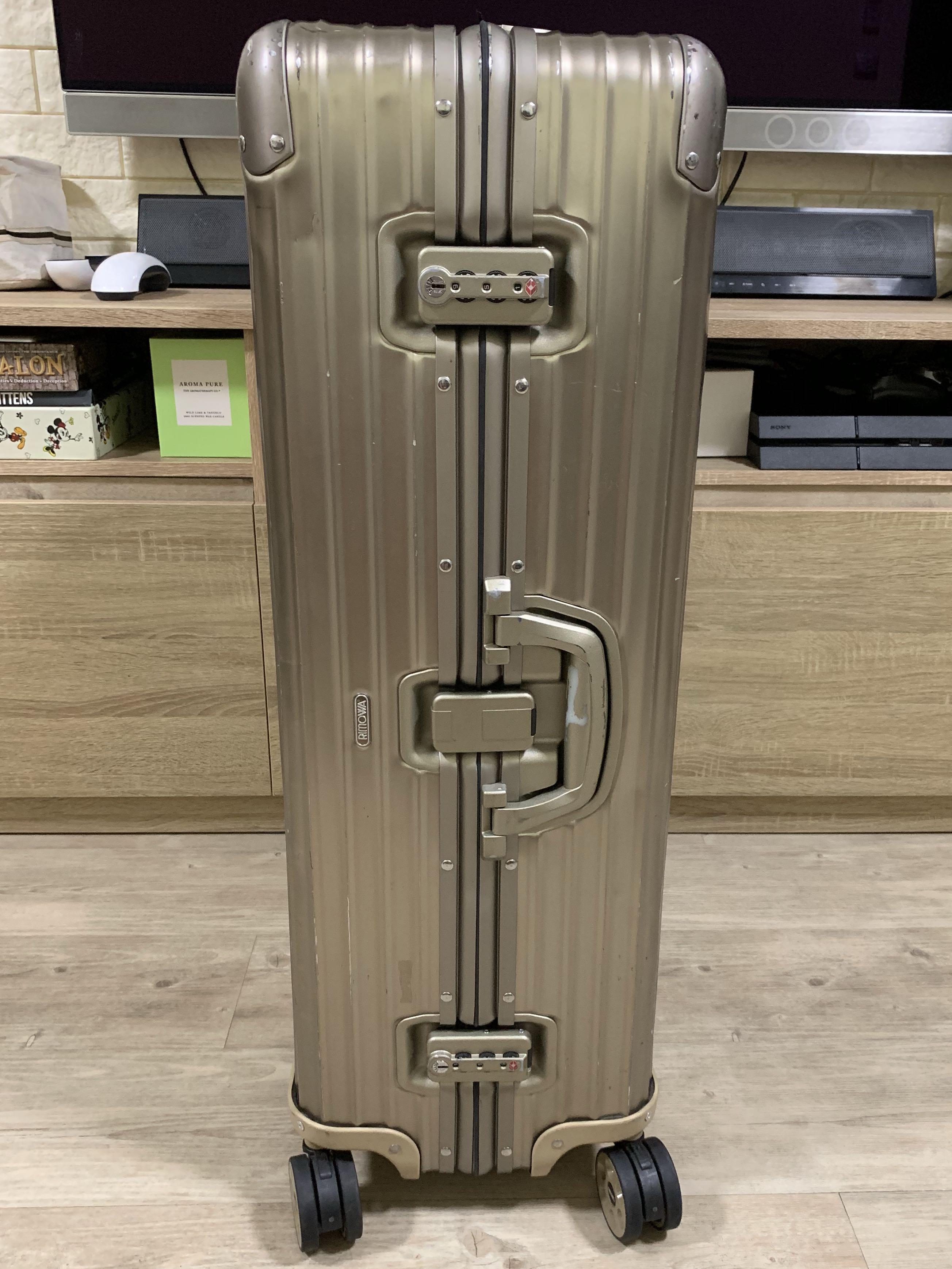 RIMOWA TOPAS TITANIUM MULTIWHEEL LUGGAGE, Hobbies & Toys, Travel ...