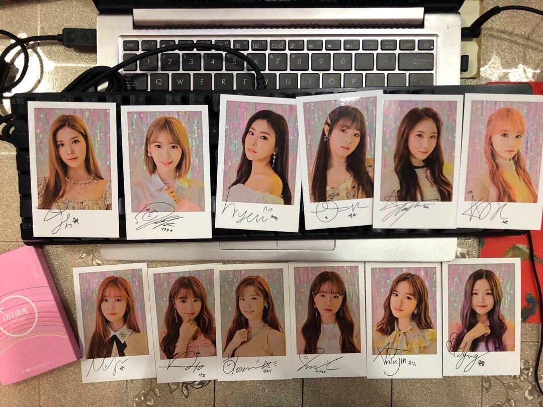 [SHARING] IZ*ONE Polaroid Set A+B, Hobbies & Toys, Memorabilia ...