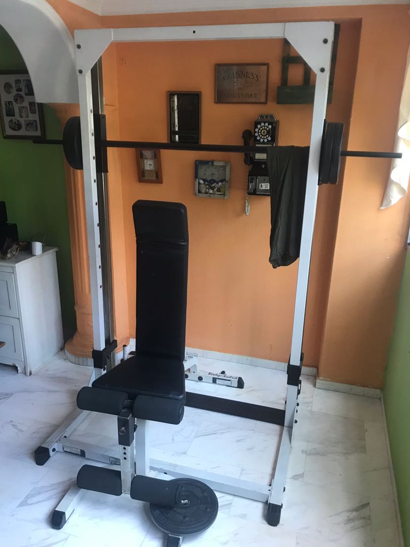 Smith machine, Sports Equipment, Exercise & Fitness, Cardio & Fitness ...