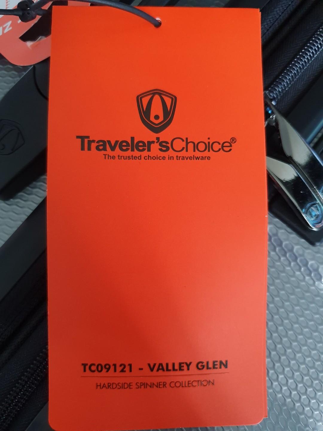 Traveler's choice Luggage 24" Spinner Valley Glen, Hobbies & Toys ...