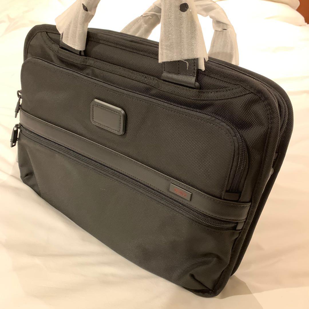 TUMI 261152D2 Alpha 2 Triple Compartment Brief, Men's Fashion, Bags ...