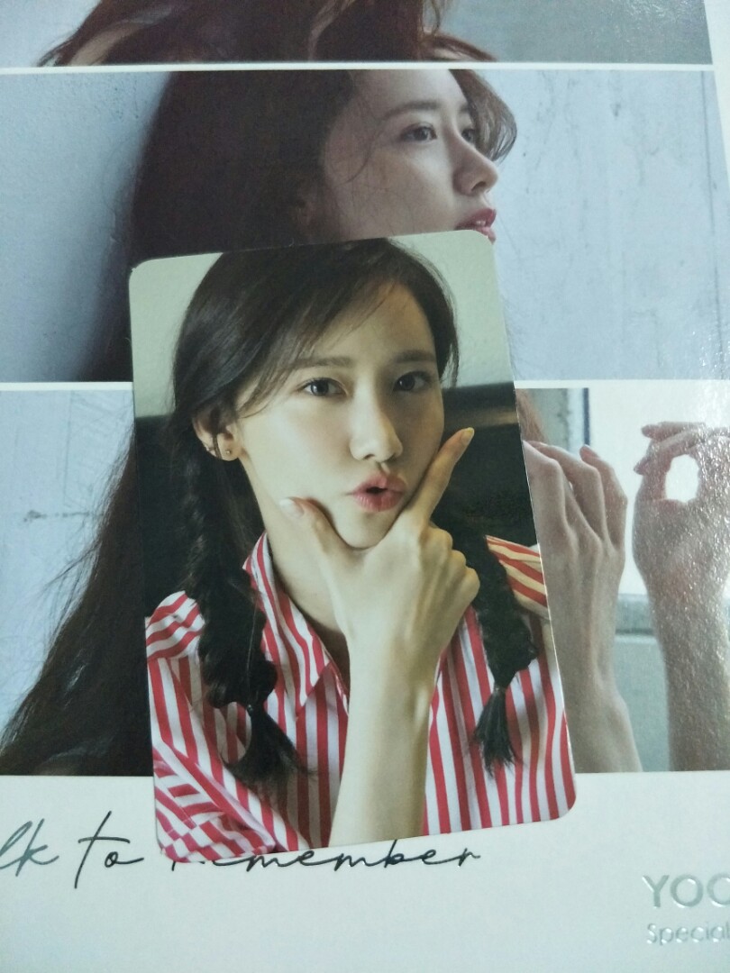 SNSD YOONA - Special Album [A walk to remember] Photocard, Hobbies ...