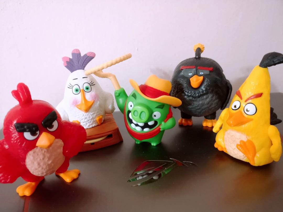 [AUTHENTIC] Mcd Mc Donald Angry Birds Set, Hobbies & Toys, Collectibles ...