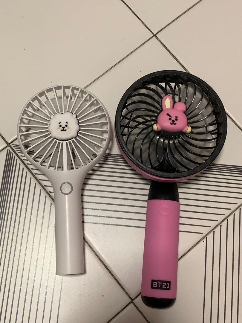 BT21 x Royche New mini handy fan, Hobbies & Toys, Memorabilia & Collectibles, Fan Merchandise on ...