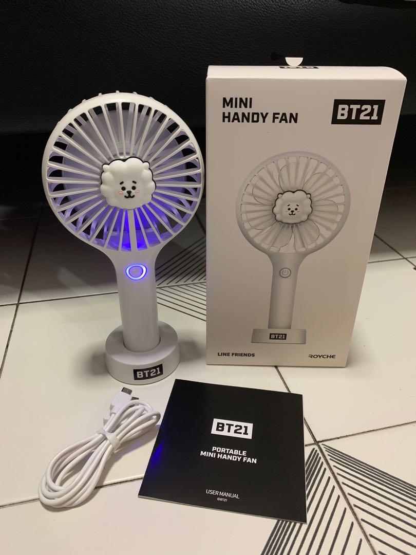 BT21 x Royche New mini handy fan, Hobbies & Toys, Memorabilia & Collectibles, Fan Merchandise on ...