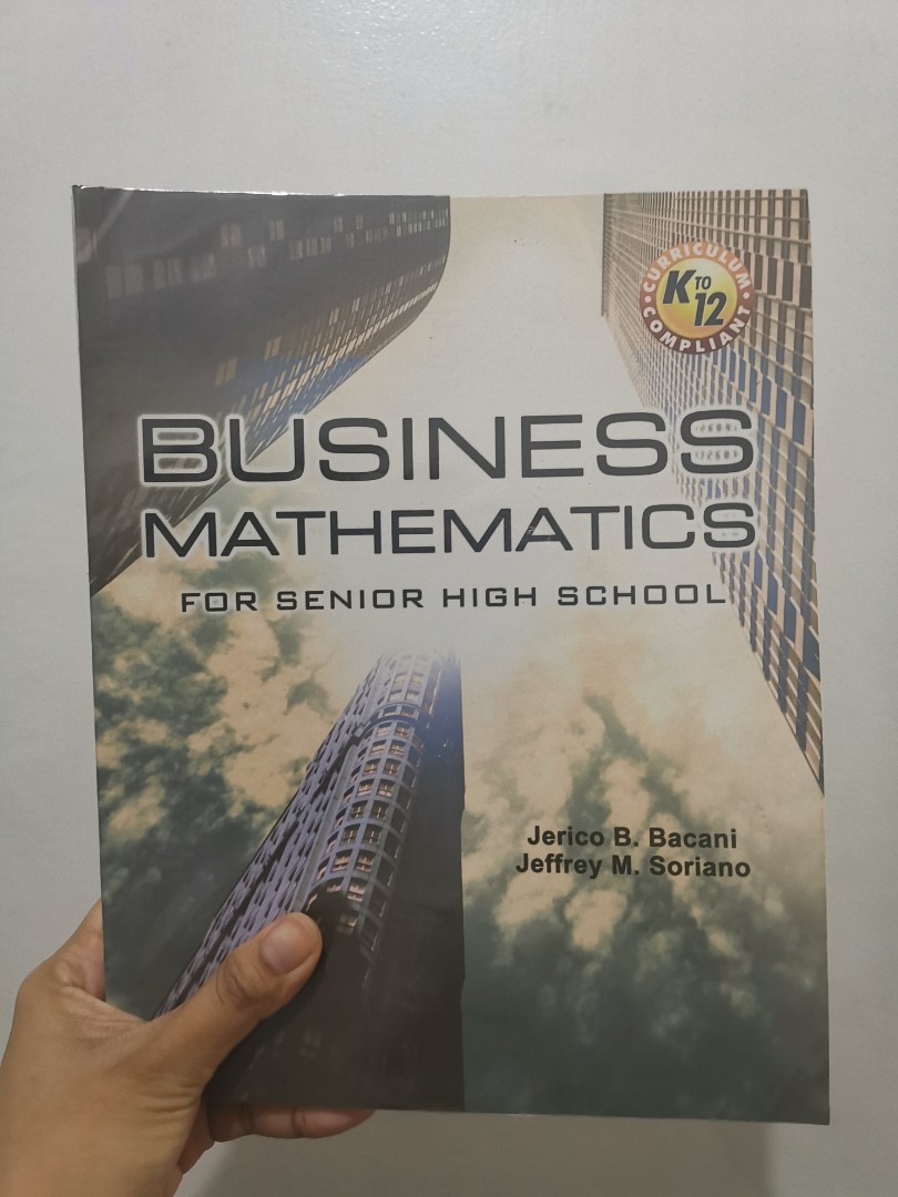 Business Mathematics SHS Senior High Book, Hobbies & Toys, Books ...