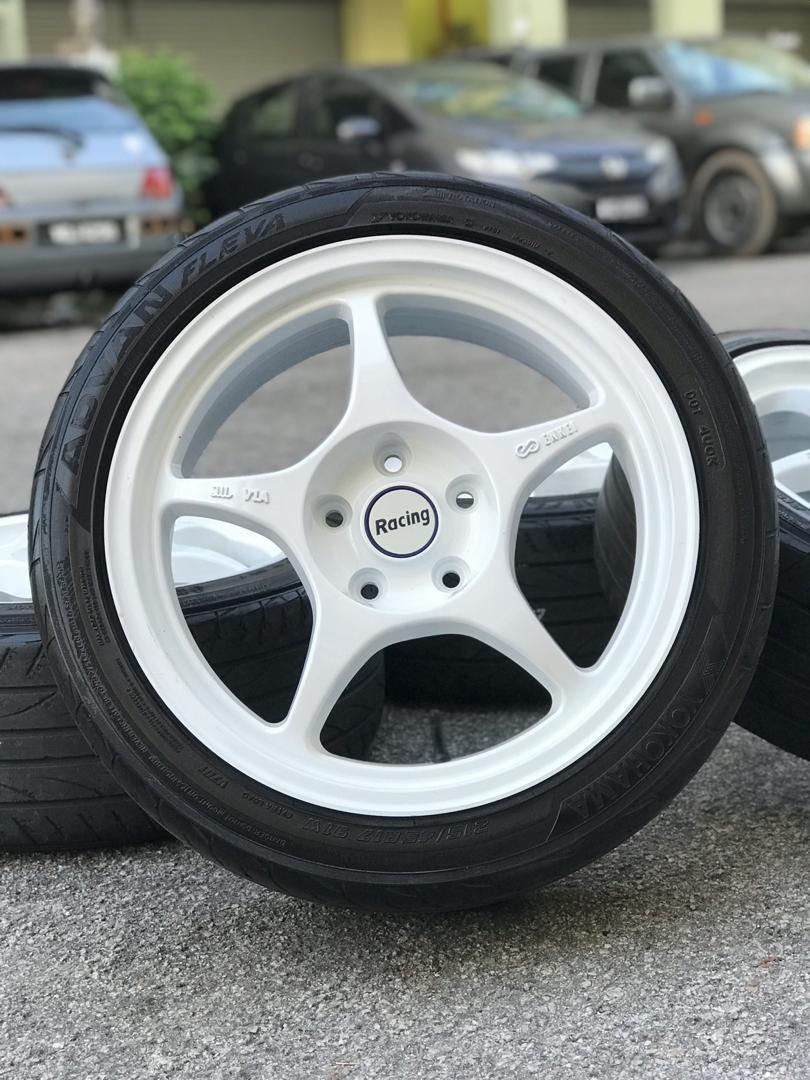enkei rpo1 17 inch sports rim civic fb tyre 70%, Auto Accessories on ...