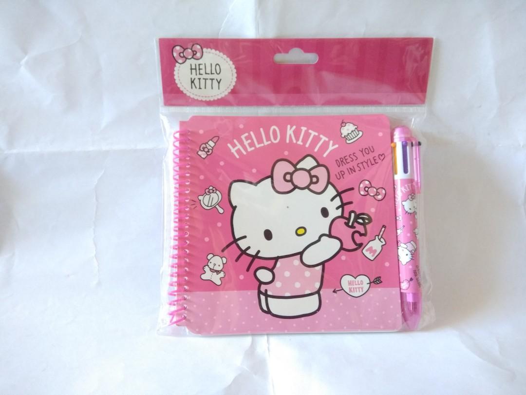 Hello Kitty Notebook and Pen Set, Hobbies & Toys, Books & Magazines ...