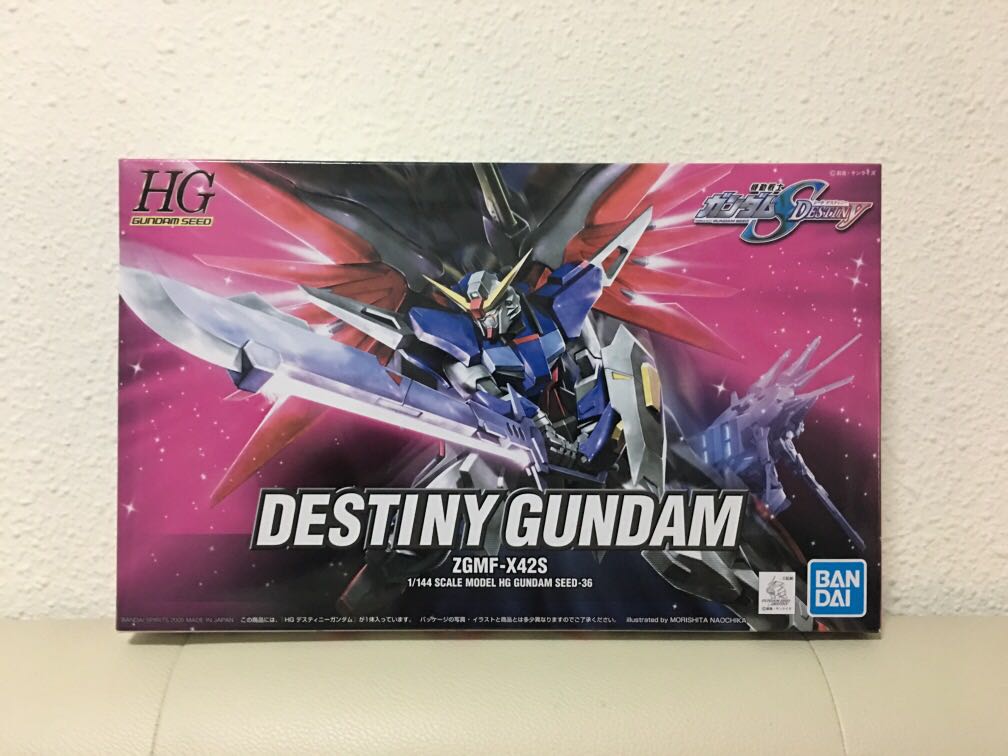 HG Destiny Gundam, Hobbies & Toys, Toys & Games on Carousell