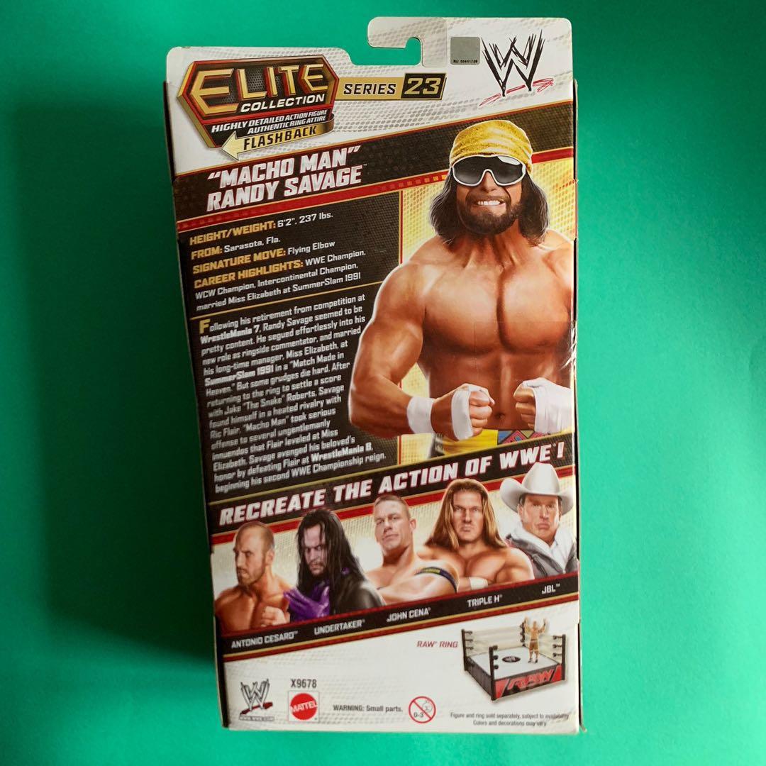 Macho Man Randy Savage WWE Elite Series 23 Action Figure, Hobbies ...