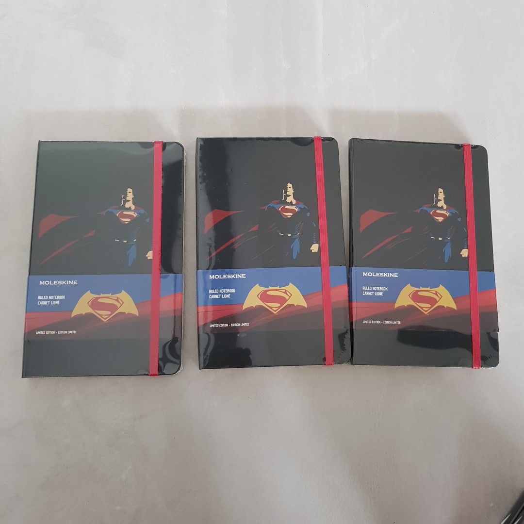 Moleskine Limited Edition Superman Large Notebook, Hobbies & Toys ...
