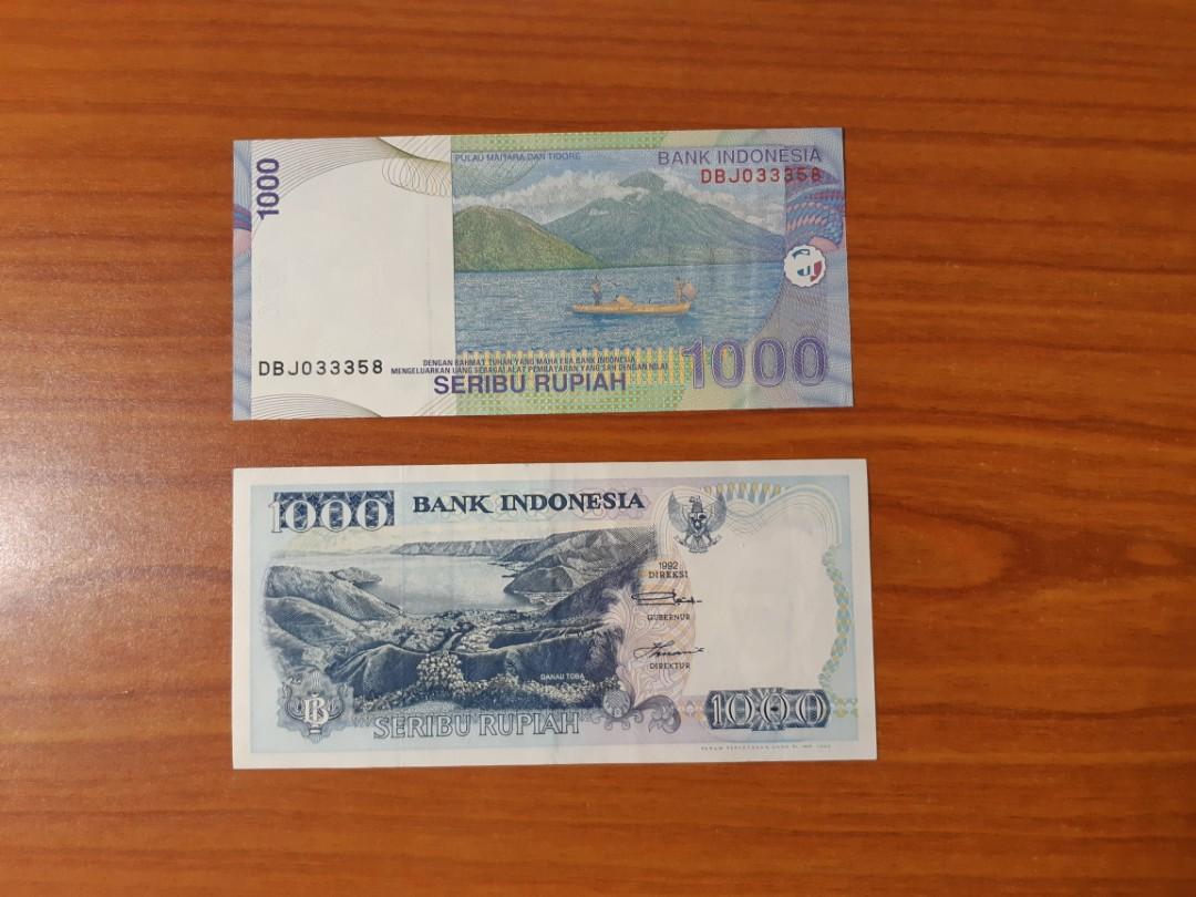 Old Indonesia Banknote 1000 Rupiahs, Hobbies & Toys, Memorabilia ...