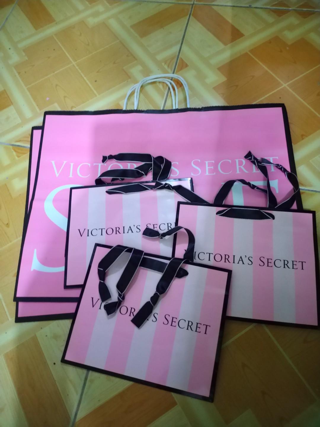 Orig. Victoria secret paper bags on Carousell