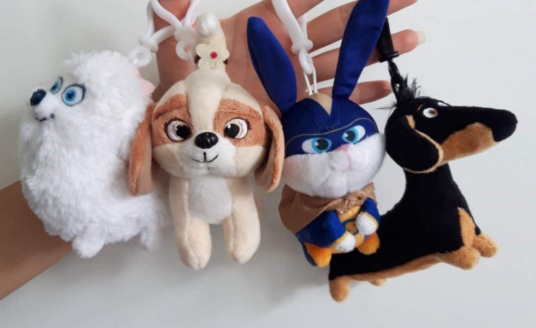 secret life of pets 2 stuffed toy key chain 4" capt snowball, Hobbies ...