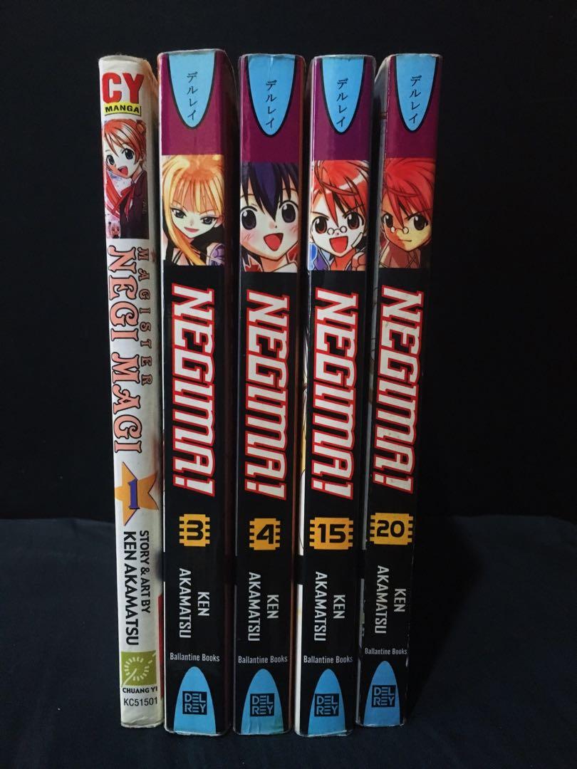 Negima Manga or Magister Negi Magi Comics Bundle, Hobbies & Toys, Books ...