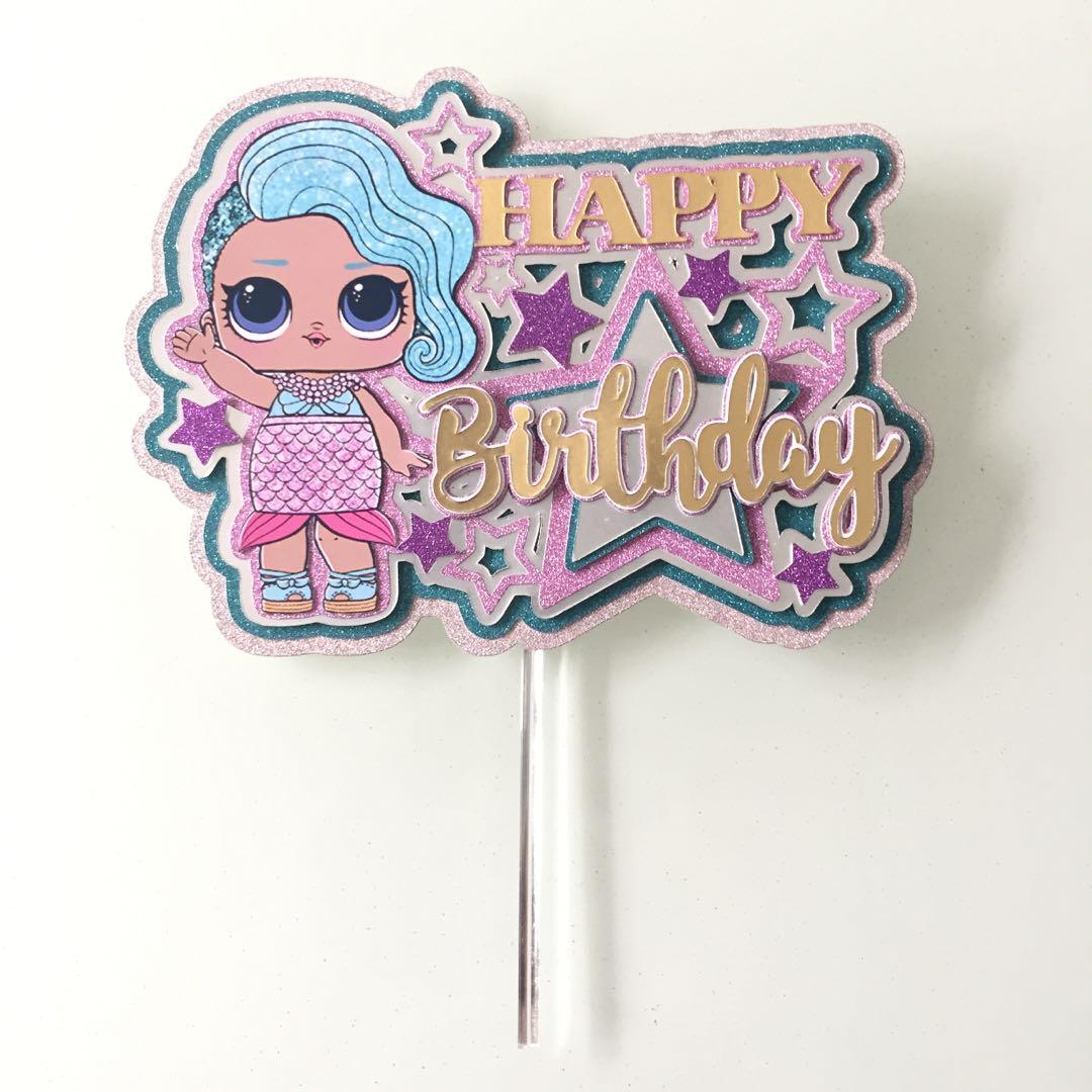 Premium LOL Cake Topper, Hobbies & Toys, Stationery & Craft, Occasions ...