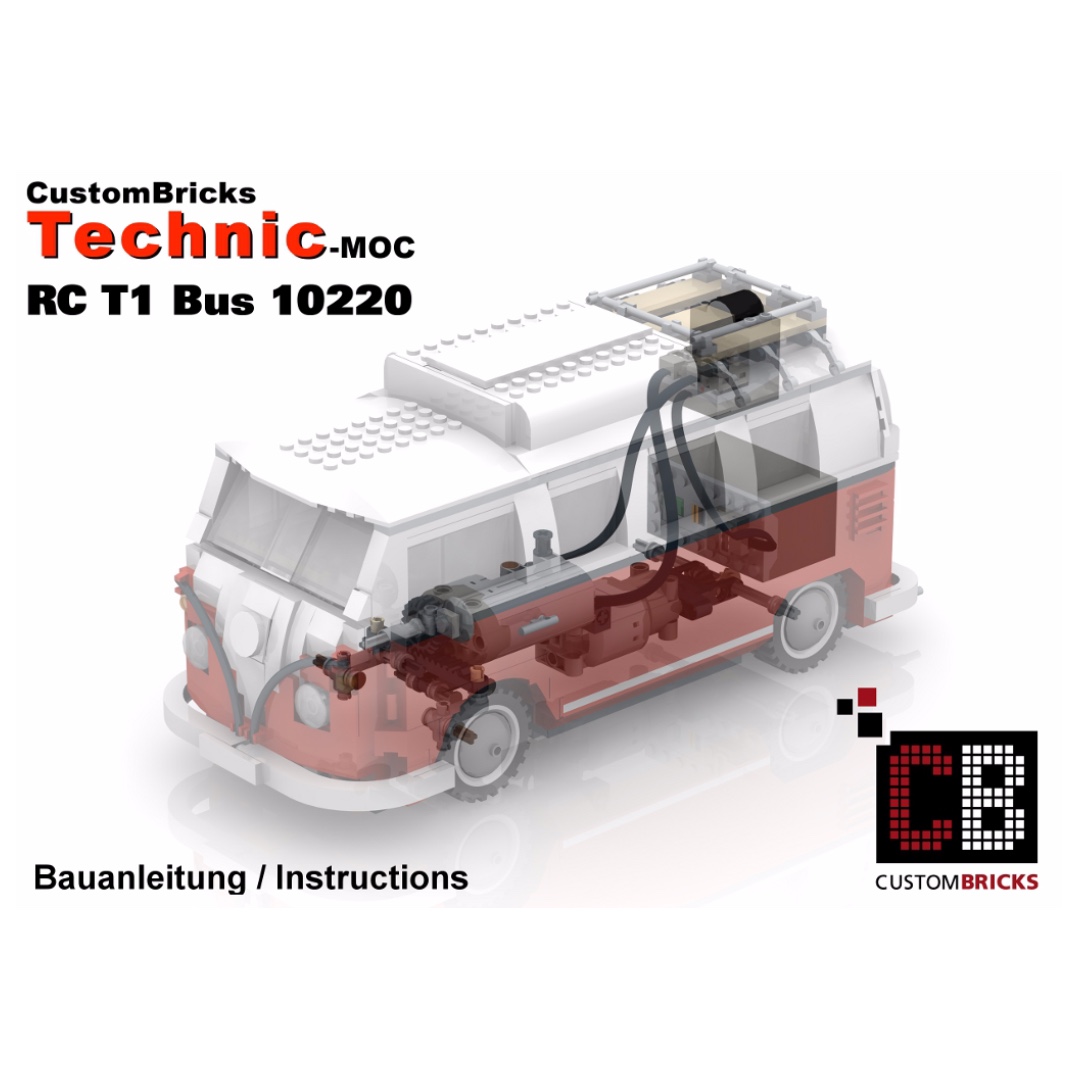 *RC pack* for LEGO Creator 10220 T1 Bus RC Motorization MOD ...