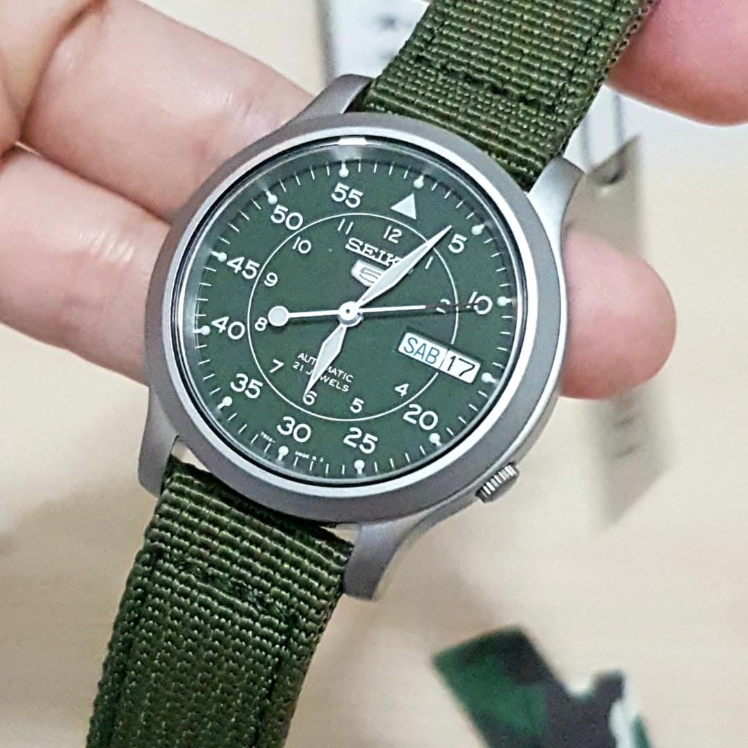 Seiko 5 original brand new automatic mens watch snk805k2 free cloth ...