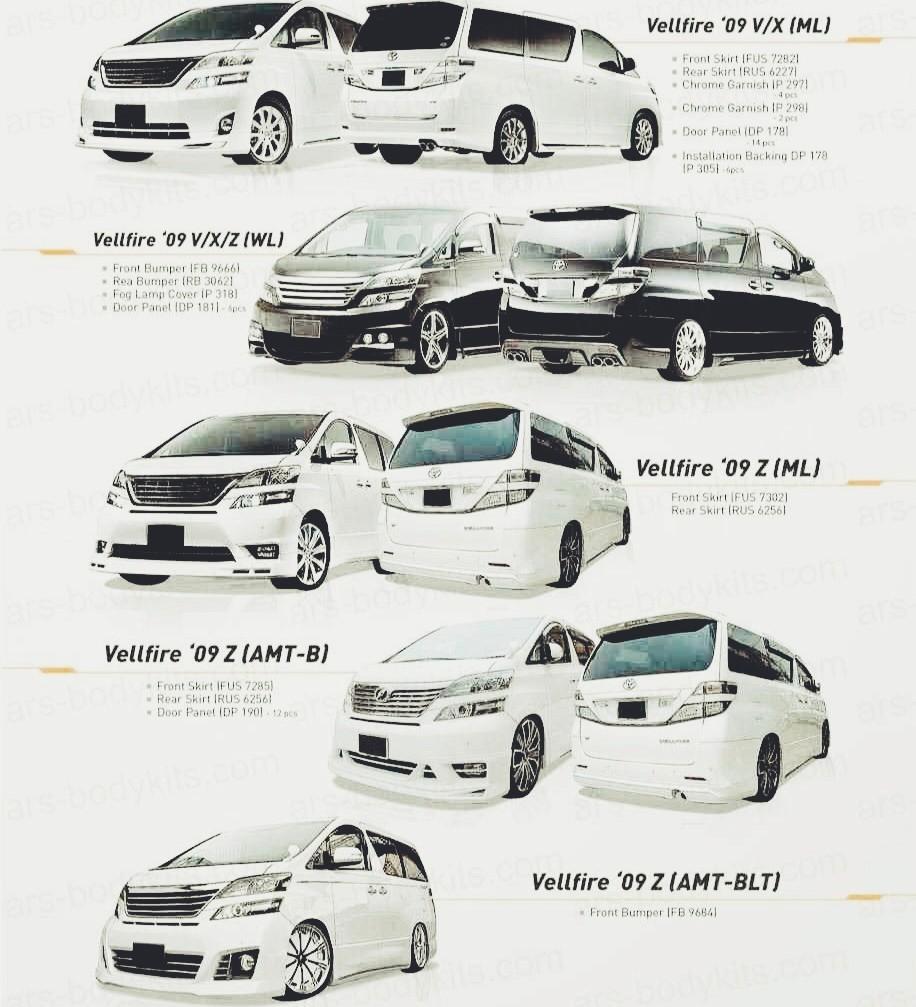 Toyota Vellfire bodykits, Car Accessories, Accessories on Carousell