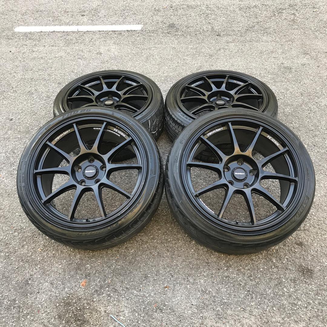 wedsport tc105n 18 inch sports rim volkswagen golf tyre 70%, Auto ...