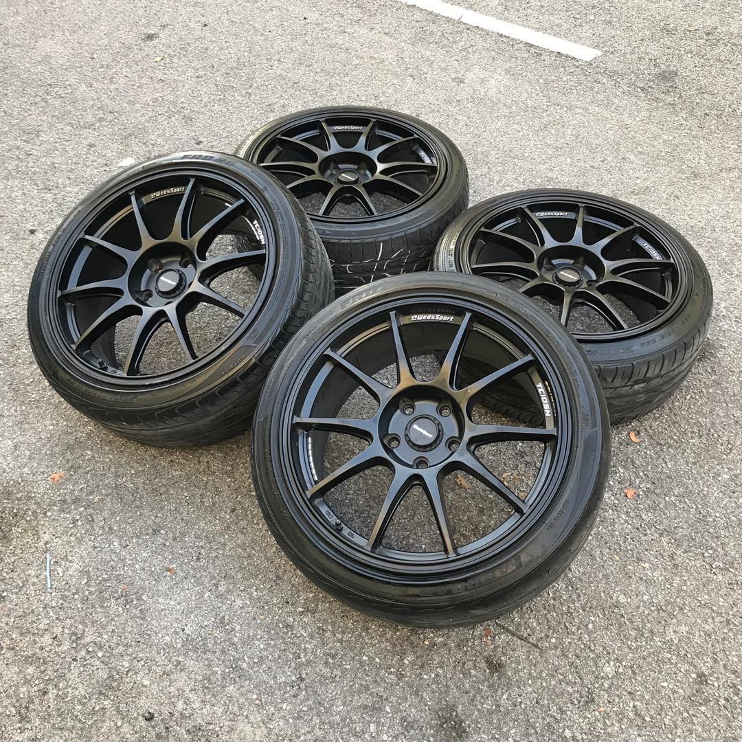 wedsport tc105n 18 inch sports rim volkswagen golf tyre 70%, Auto ...