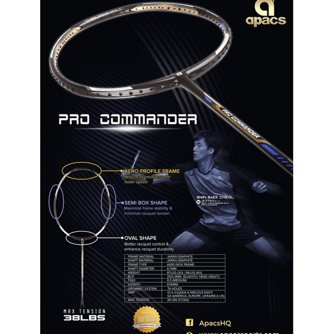 (WTS) Apacs Pro Commander & Assailant Pro, Sports Equipment, Sports ...