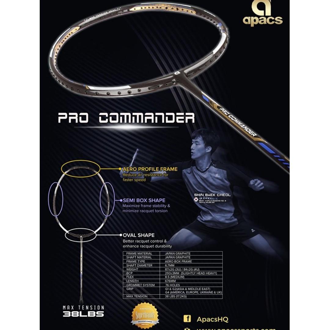 (WTS) Apacs Pro Commander & Assailant Pro, Sports Equipment, Sports ...