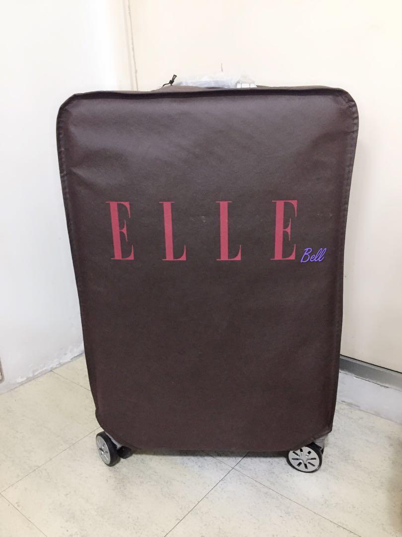 【$4800】ELLE Authentic Vortex Collection Sliver Luggage Case Suitcase 正品 ...