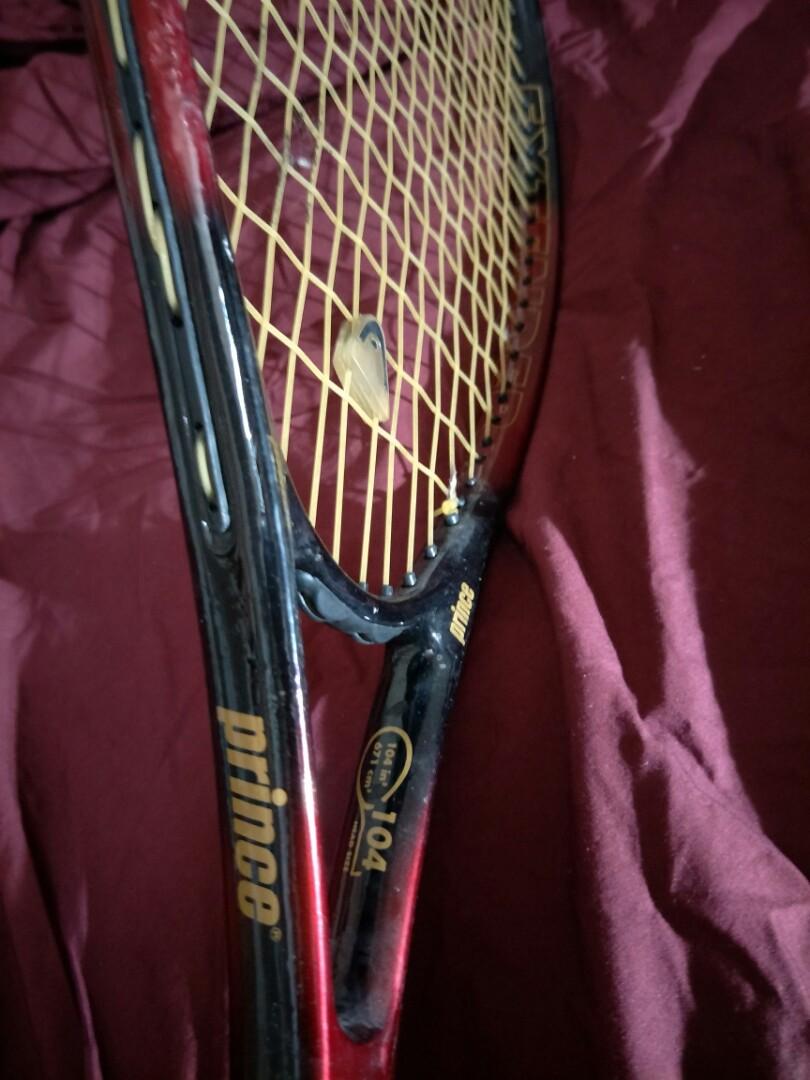 羽毛球拍 PRINCE TENNIS RACKET EXTENDER 650 POWER LEVEL JR THUNDER, 運動產品, 運動 ...
