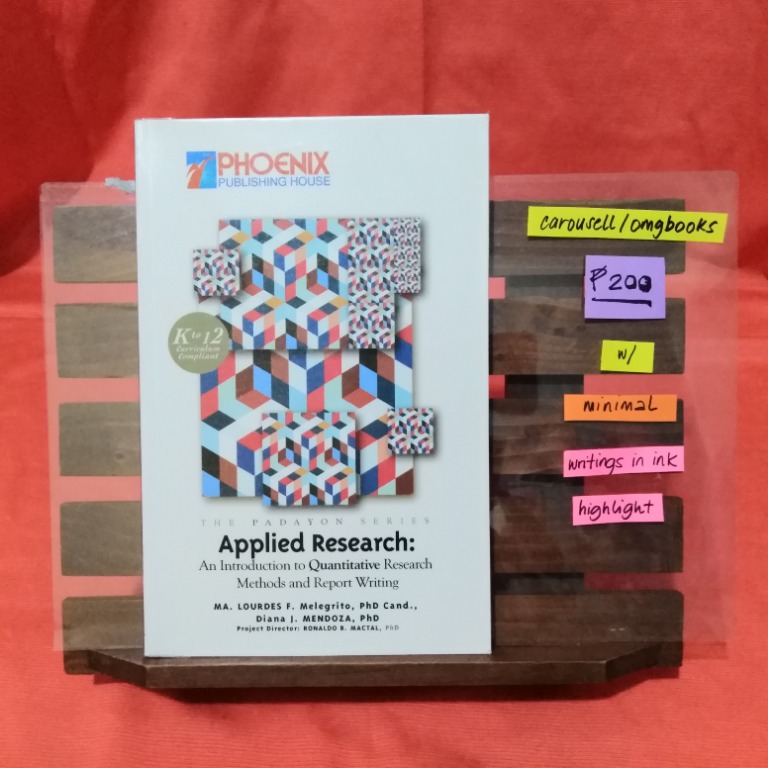 Applied Research: An Introduction to Quantitative Research Methods and ...