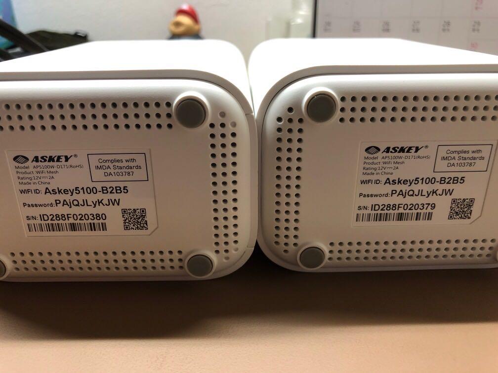 Askey AP5100W-D171 Wifi Mesh, Computers & Tech, Parts & Accessories ...