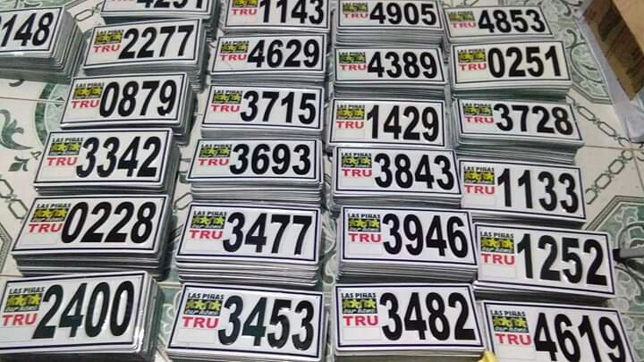 Embossed business plates house number plate and motorcycle permit ...