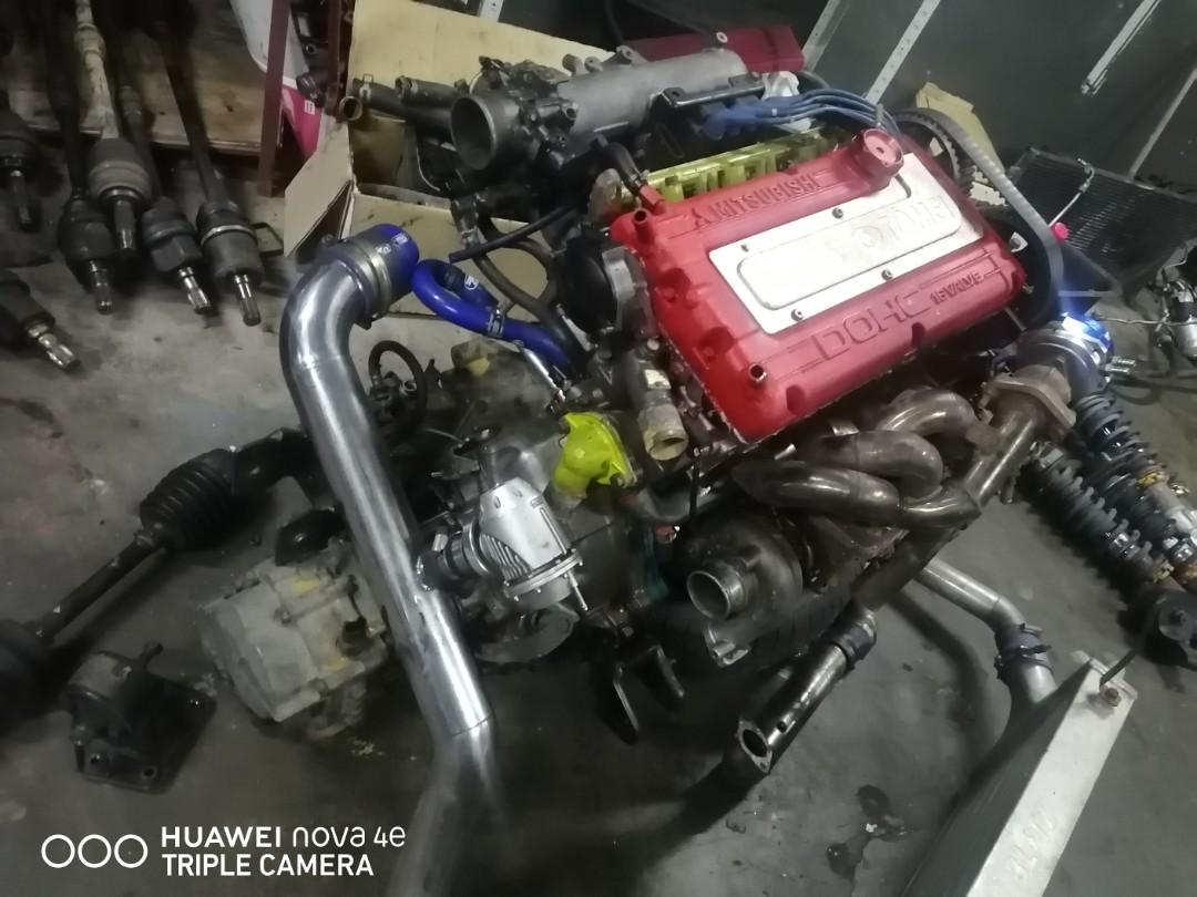 Engine 4g63t turbo complete, Auto Accessories on Carousell