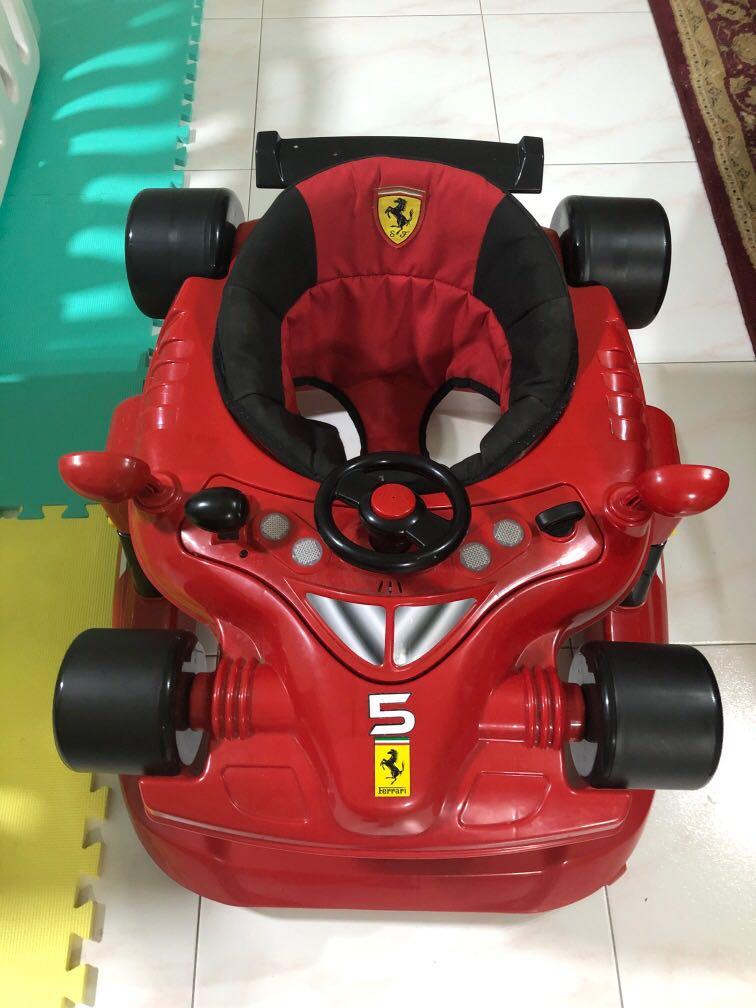 Ferrari Baby Walker, Babies & Kids, Infant Playtime on Carousell