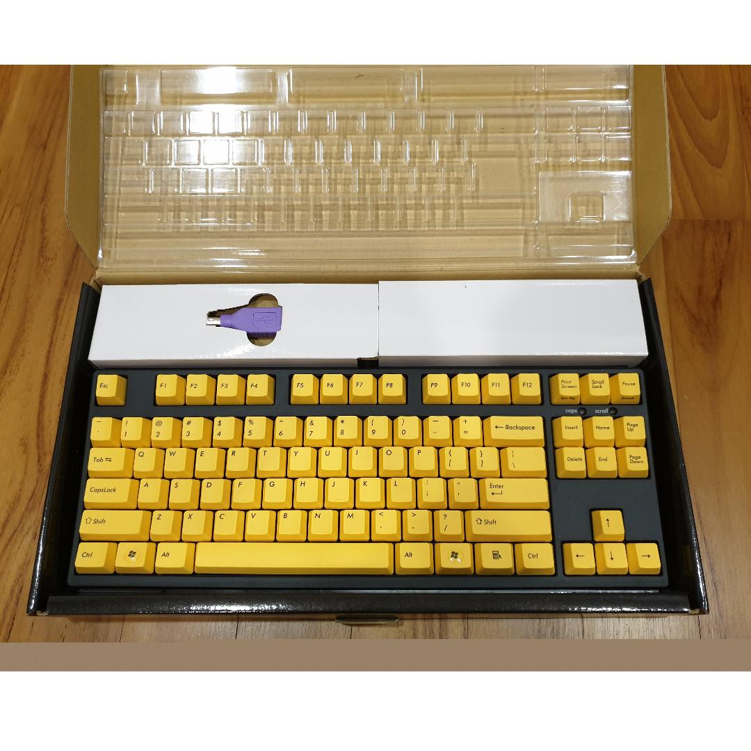 Filco Majestouch 2 Ninja Tenkeyless (Yellow keycap) Brown Switch ...