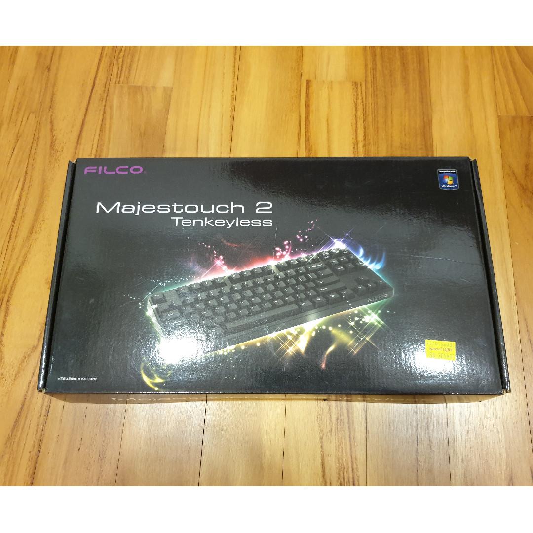 Filco Majestouch 2 Ninja Tenkeyless (Yellow keycap) Brown Switch ...