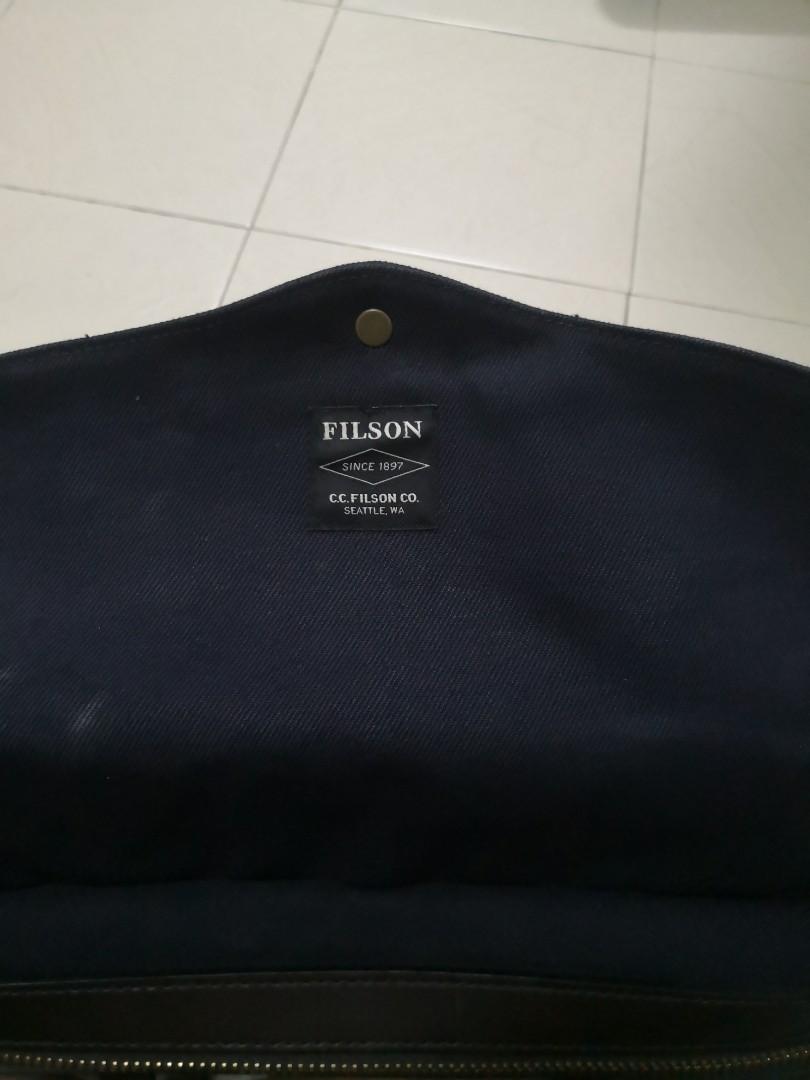 Filson 257 briefcase, Men's Fashion, Bags, Briefcases on Carousell