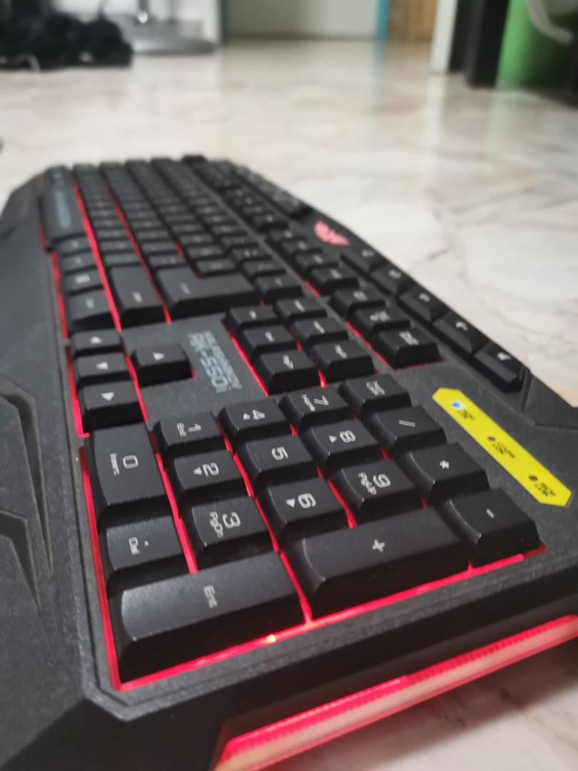 Kalashnikov AK-550i gaming keyboard, Computers & Tech, Parts ...