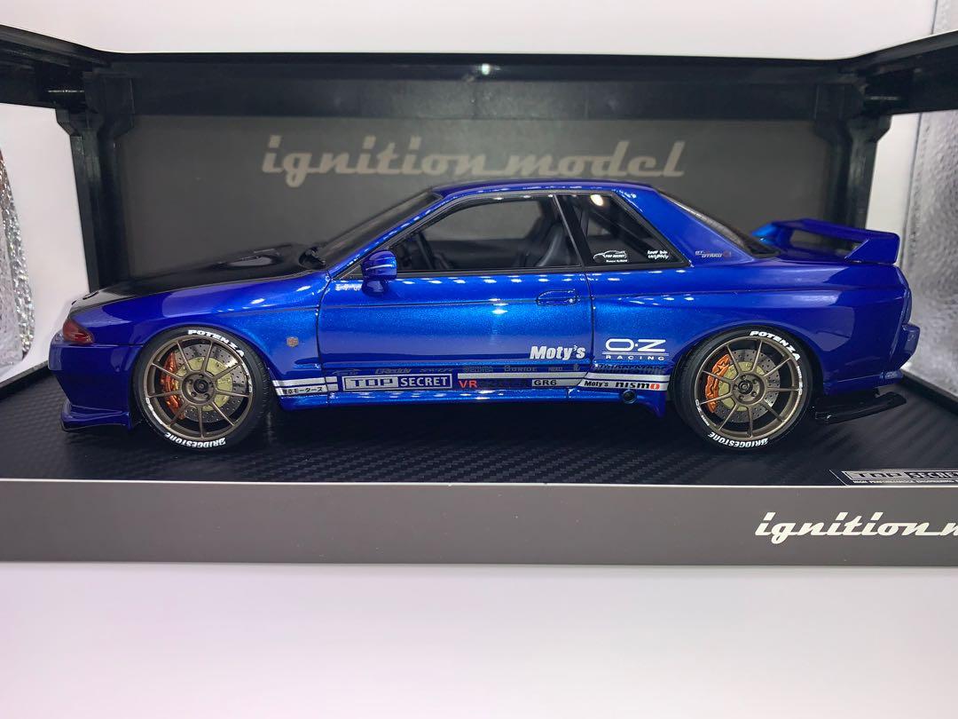 Ignition Model 1/18 Top Secret GTR (VR32) Metallic Blue, Hobbies & Toys, Toys & Games on Carousell