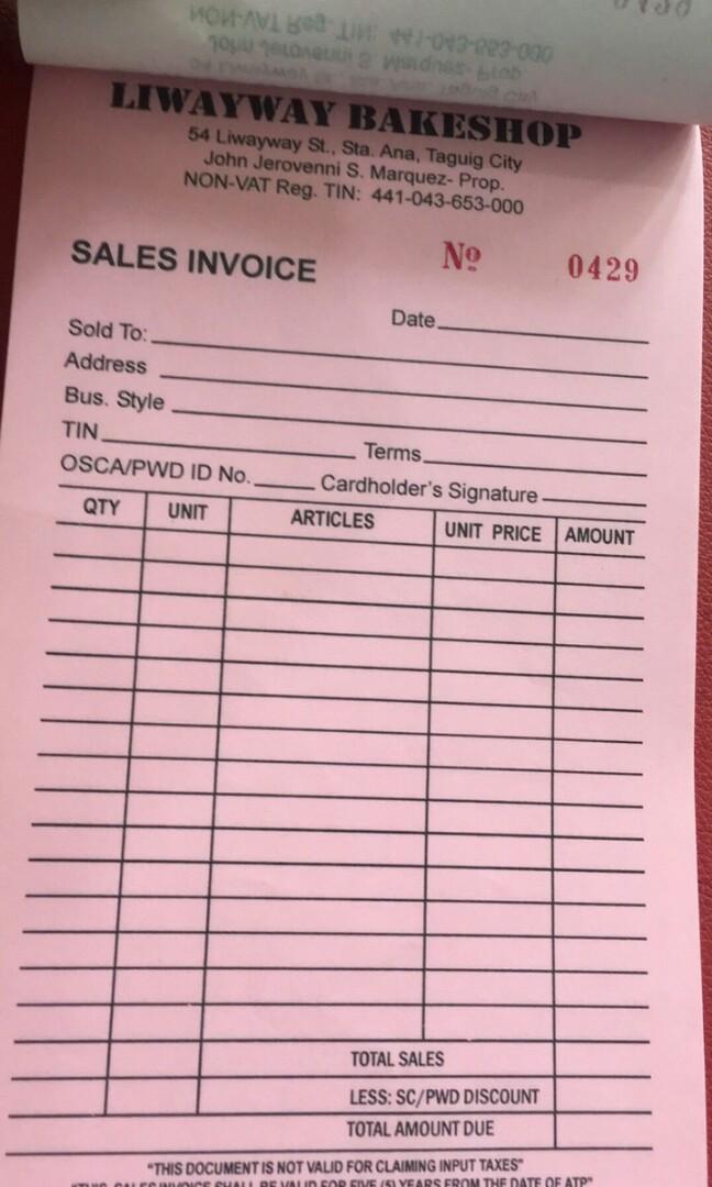 Internal Receipt & Forms, Everything Else, Others on Carousell