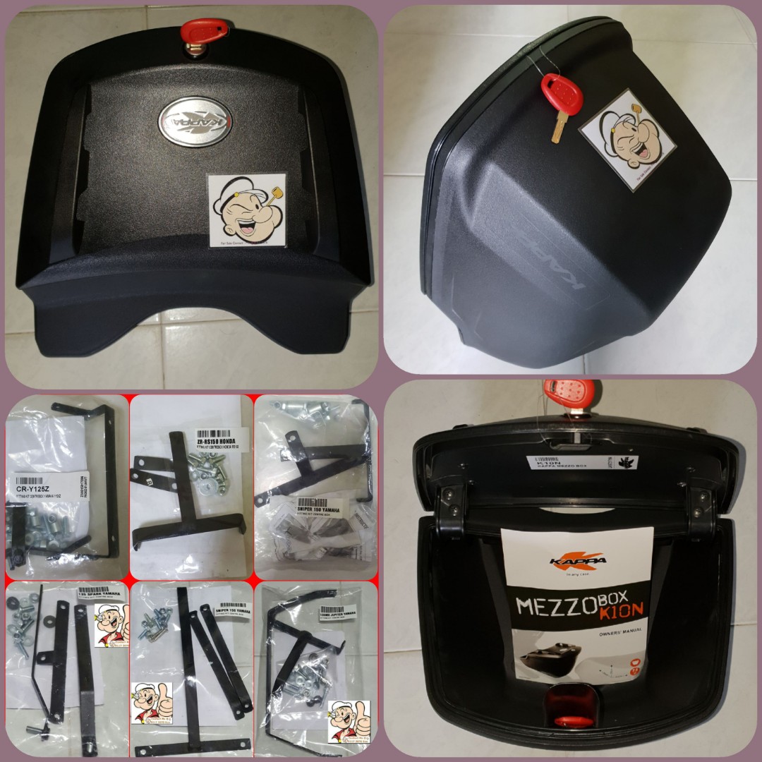 Kappa Box Center With Lock Type... KAPPA CENTER BOX, Motorcycles ...
