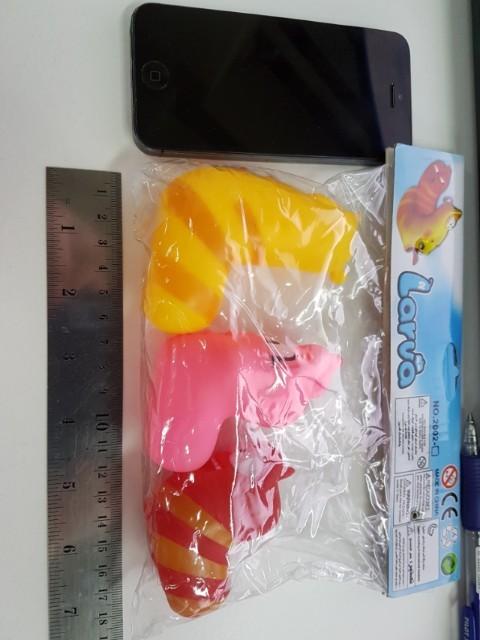 Larva Toy / Figurines / Cake Toppers (3 Pcs A Set), Hobbies & Toys ...