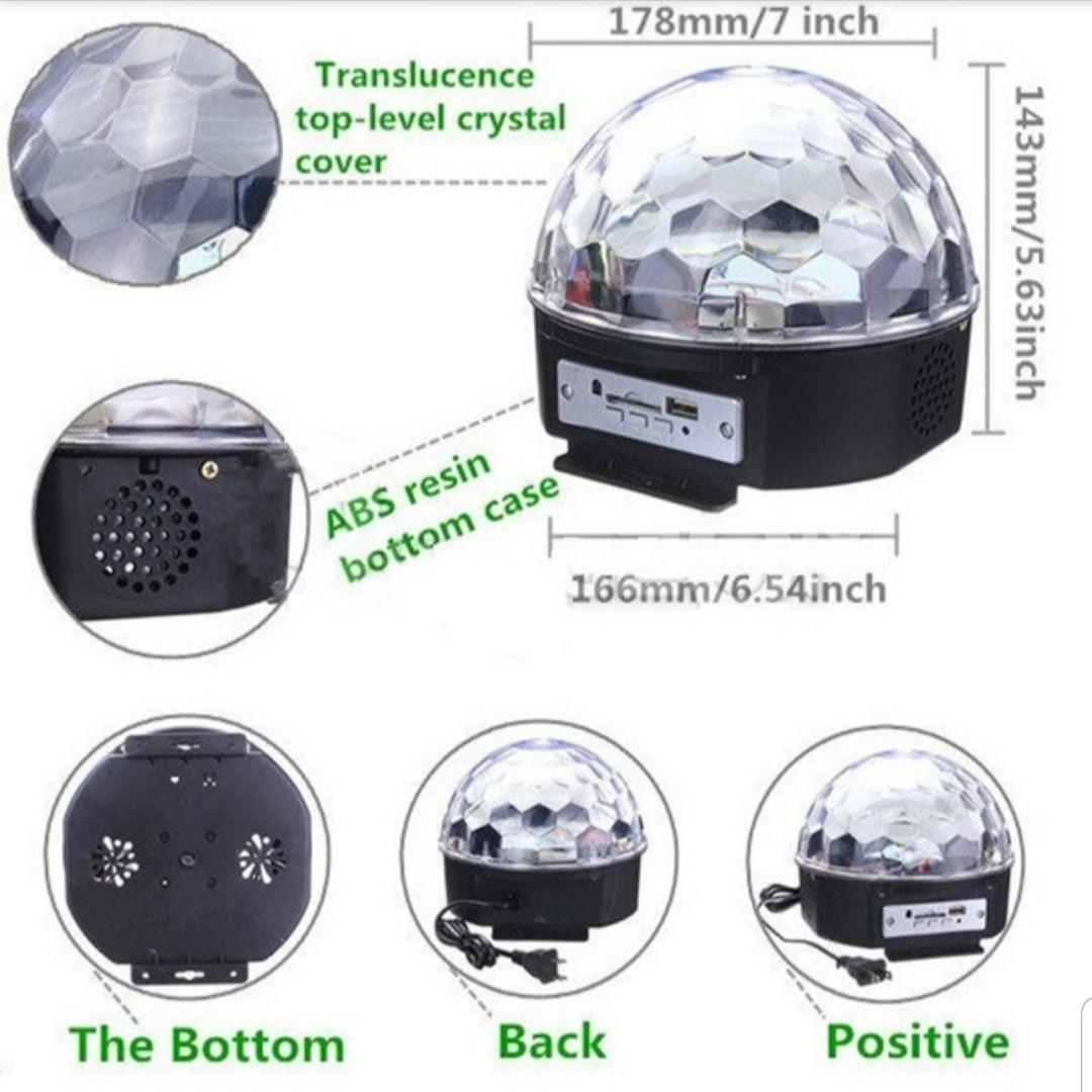 LED CRYSTAL MAGIS BALL LIGHT, Furniture & Home Living, Lighting & Fans ...