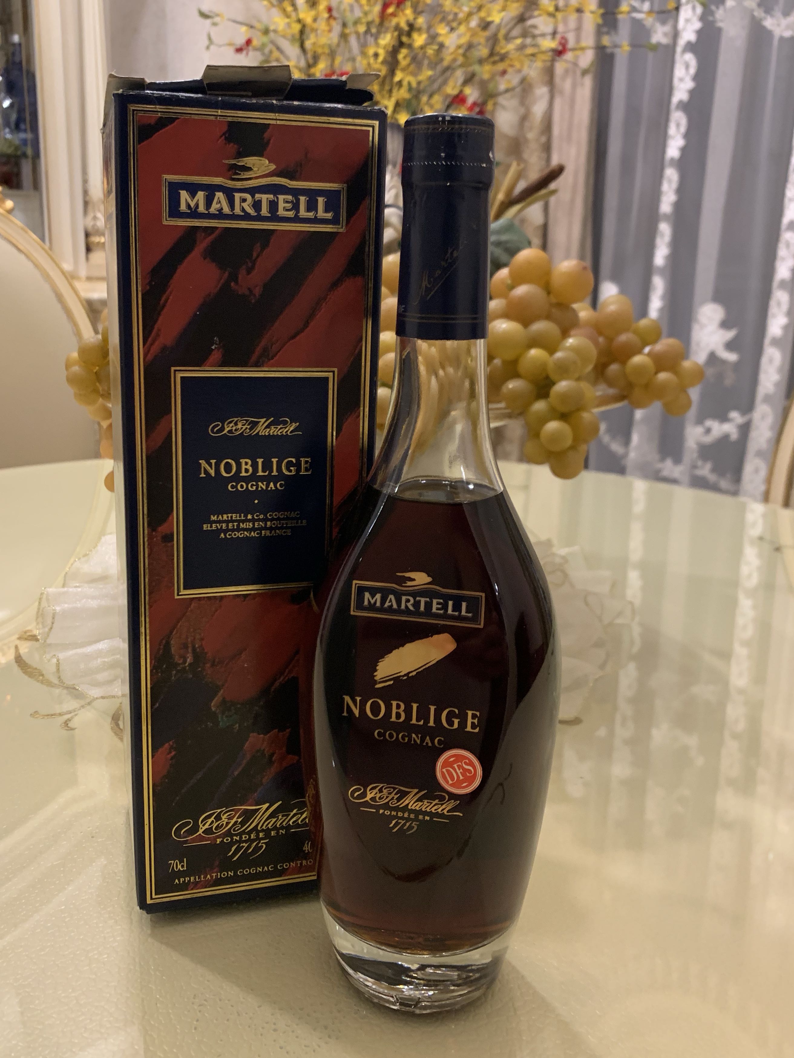 Martell Noblige Cognac 70cl, Food & Drinks, Alcoholic Beverages on ...