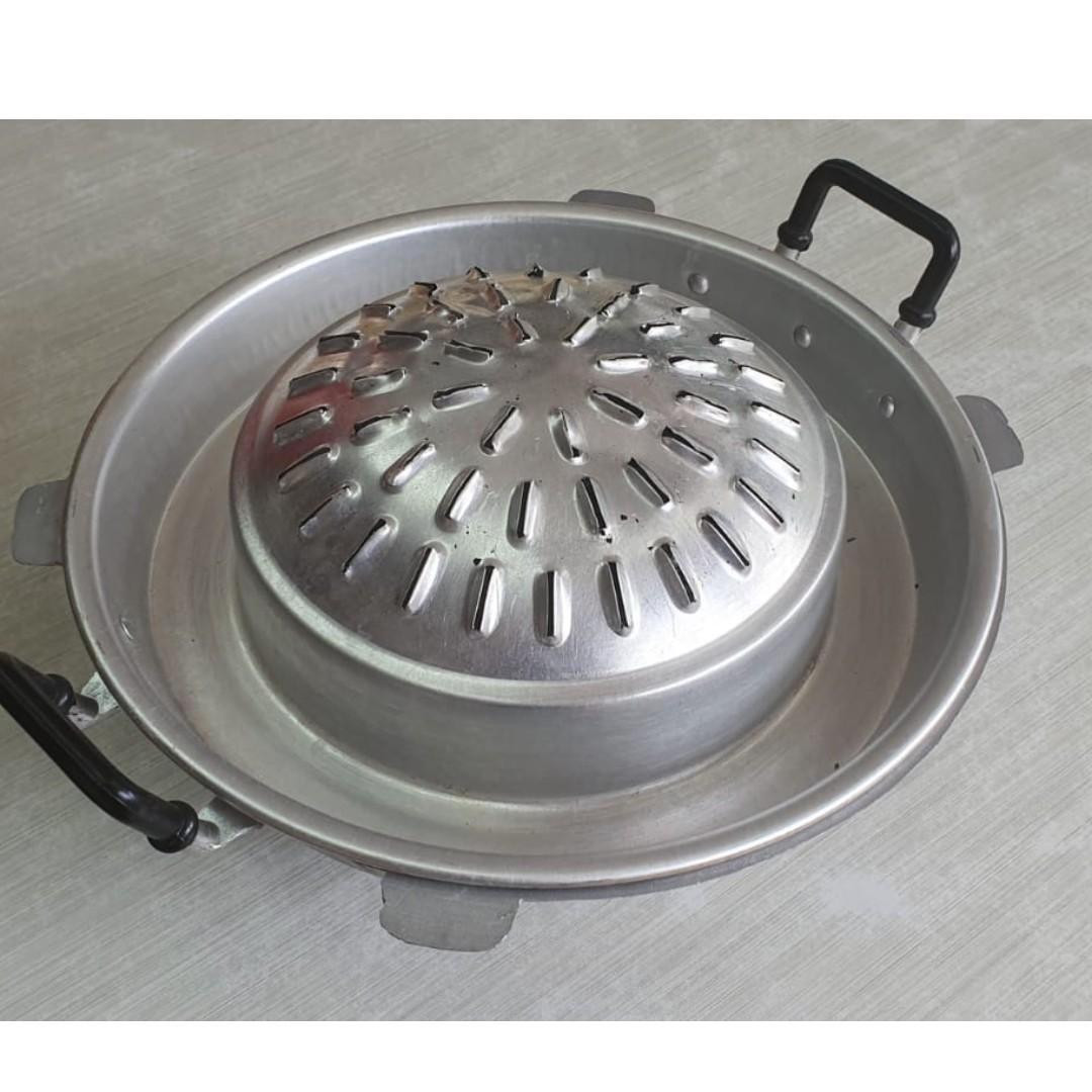 Mookata Aluminium Charcoal Steamboat Grill, Everything Else on Carousell