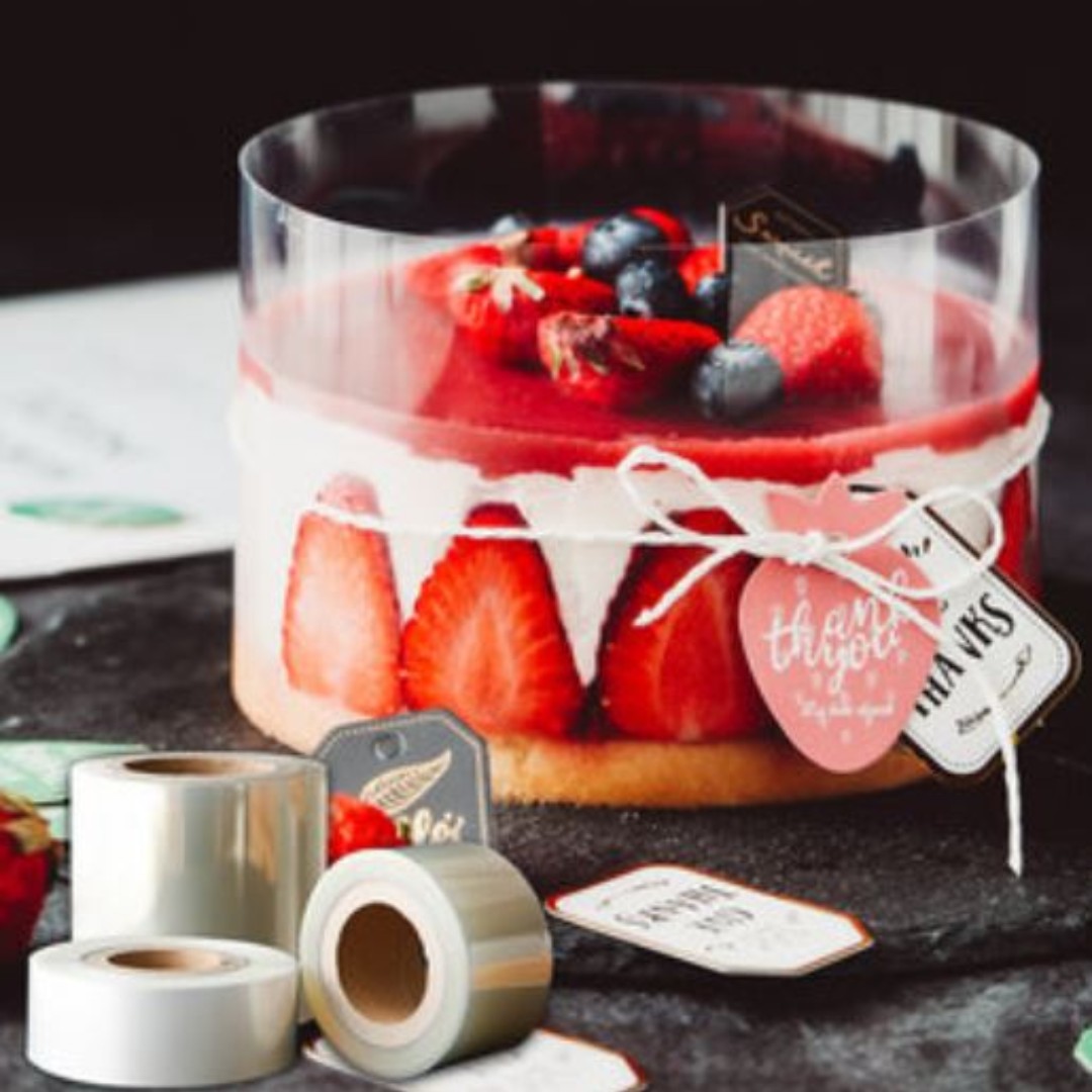 Mousse cake film hard plastic wrap transparent wrapper mousse ring cake ...