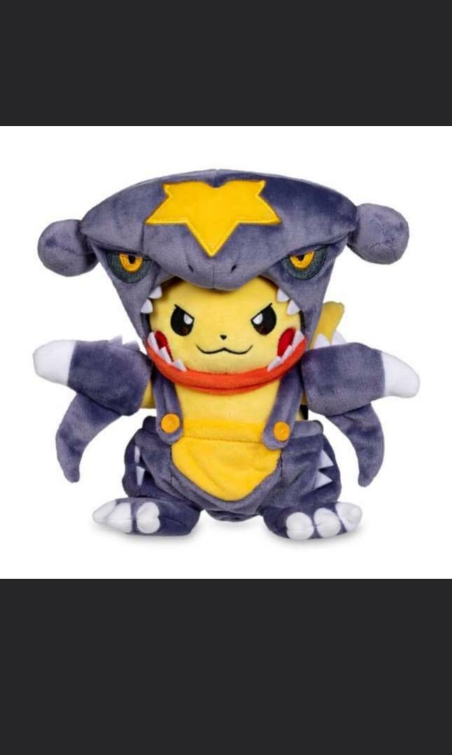 Pokemon Garchomp Pikachu Poke Maniac Costume Plush Toy, Hobbies & Toys ...