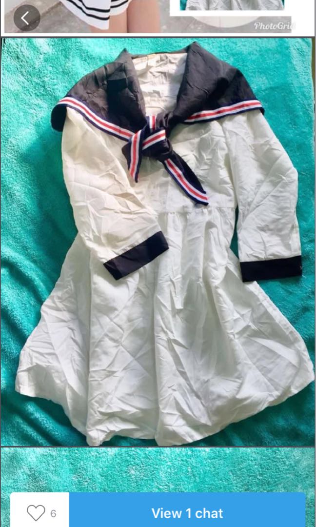 Sailor mini dress/long top, Women's Fashion, Dresses & Sets, Dresses on ...