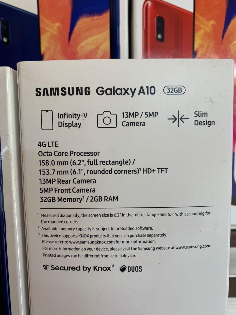 Samsung A10 (New Set ) Sealbox, Mobile Phones & Gadgets, Mobile Phones ...