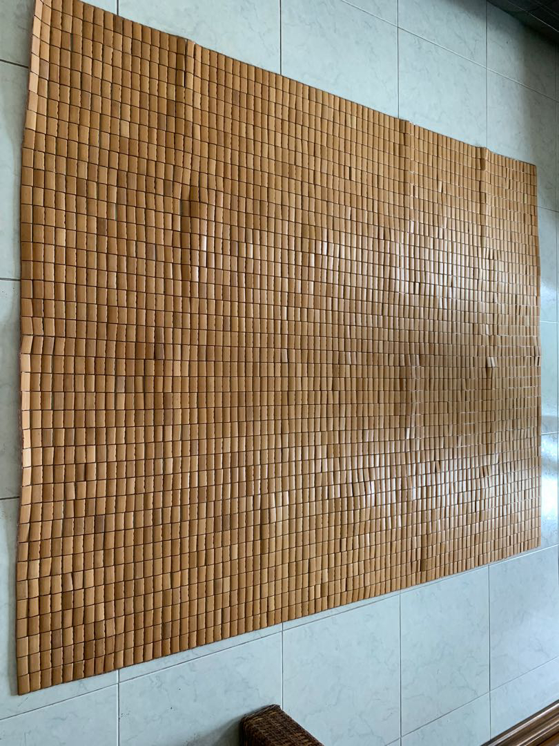 Summer bamboo mat, Furniture & Home Living, Bedding & Towels on Carousell
